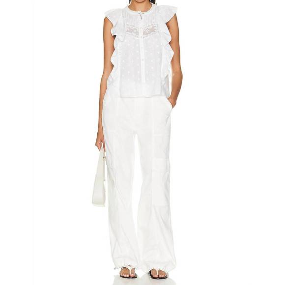 LoveShackFancy | Tops | New Loveshackfancy Charlsie Top In True White ...